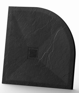 Nina black íves zuhanytálca - Fürdőszoba nepper